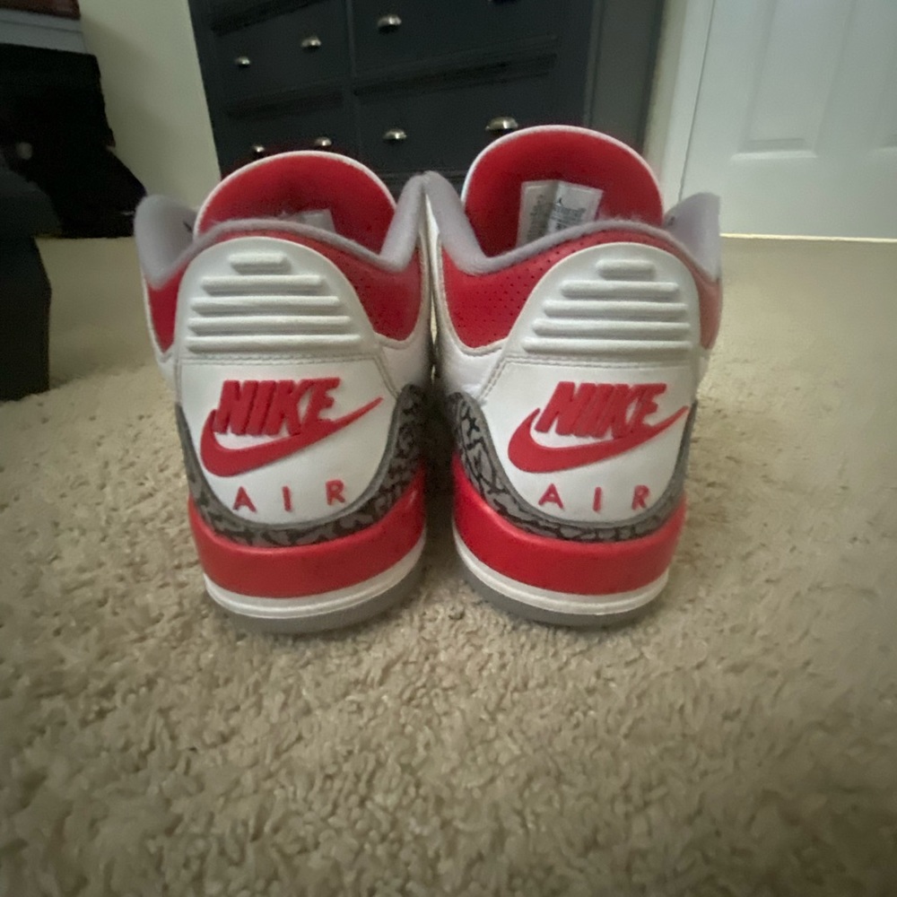Jordan 3 Fire Red (Used) Original All - Gem